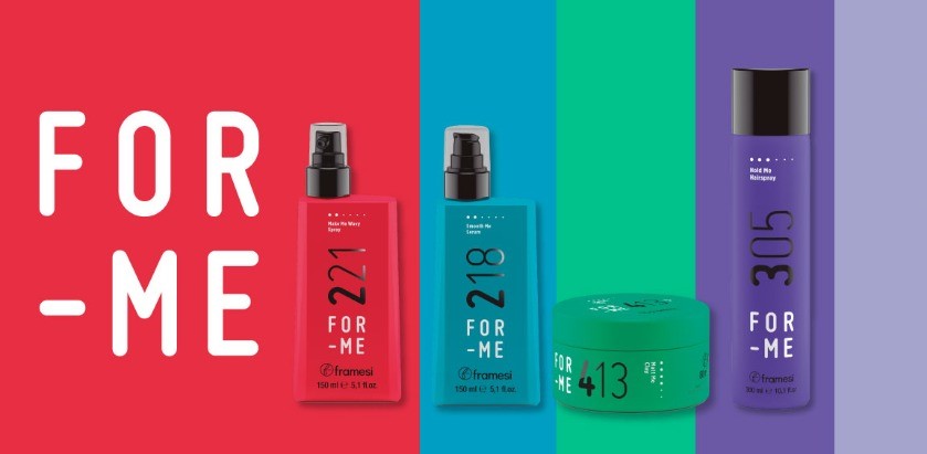 Conoce el poder de FOR ME: la nueva línea profesional de acabado y peinado de Framesi